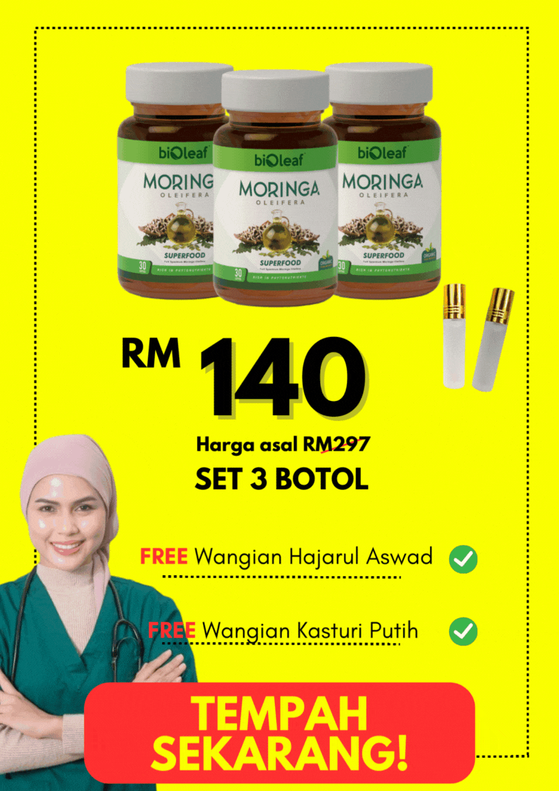 3 Botol – Moringa Oleifera